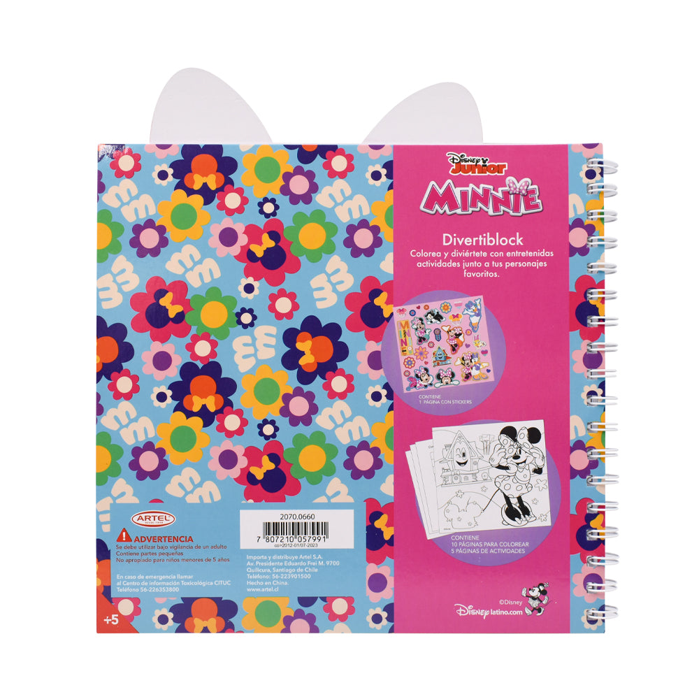 Block para Colorear Disney Junior